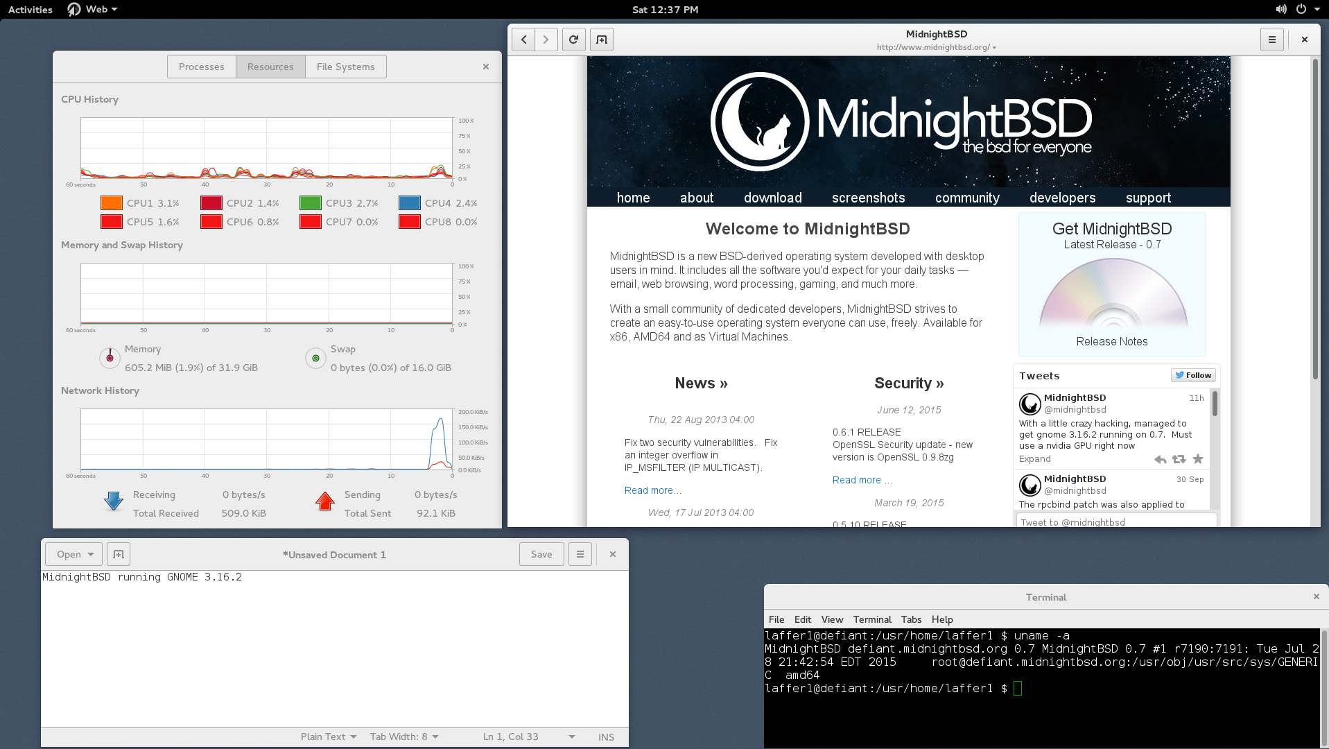 更易用的 FreeBSD 派生发行版：MidnightBSD 3.0 发布 - LinuxStory