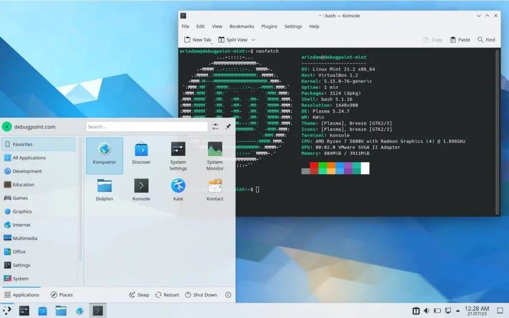  Linux Mint KDE Plasma LinuxStory