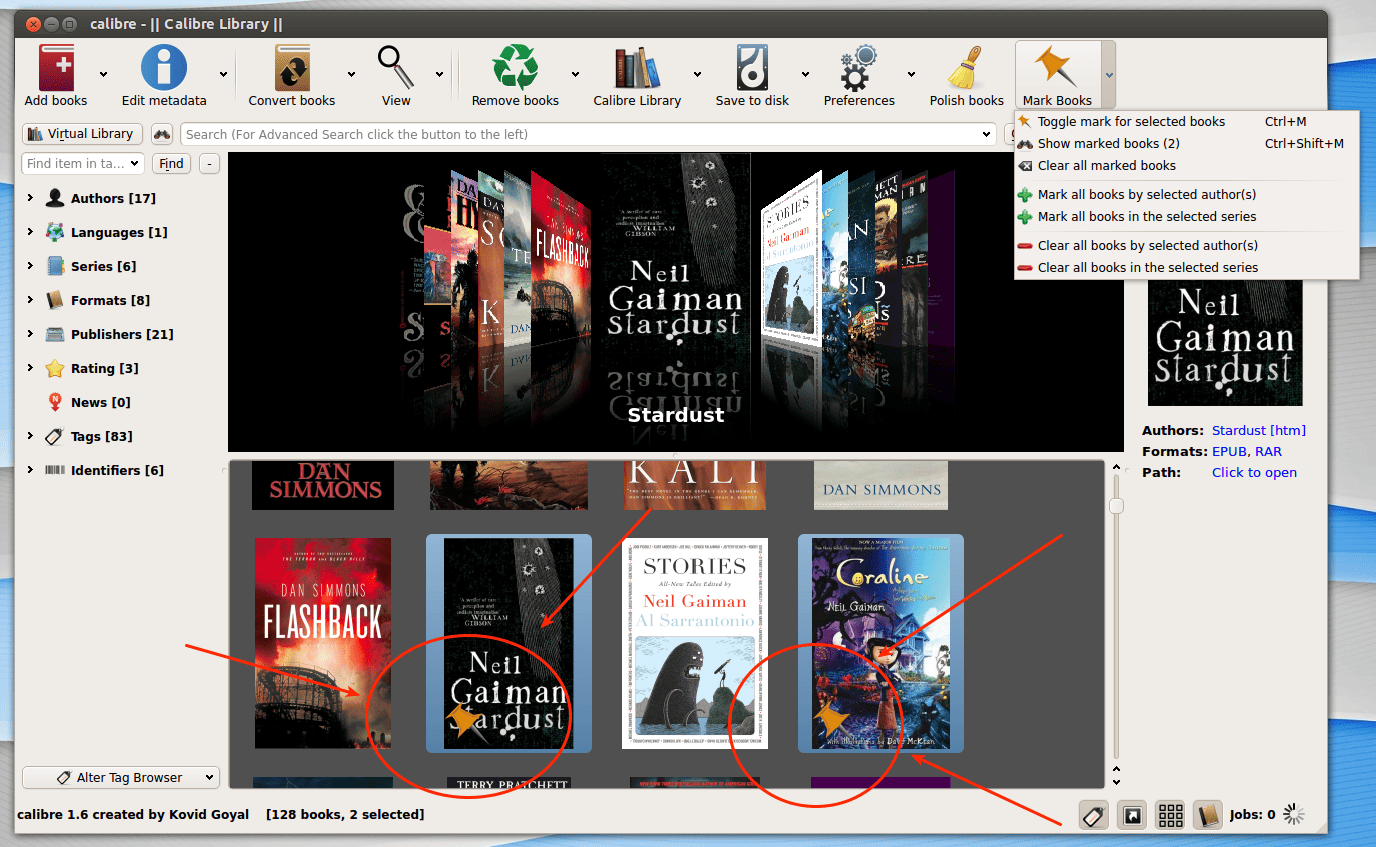 Calibre 1.6 正式发布：更方便的标记图书功能 - LinuxStory