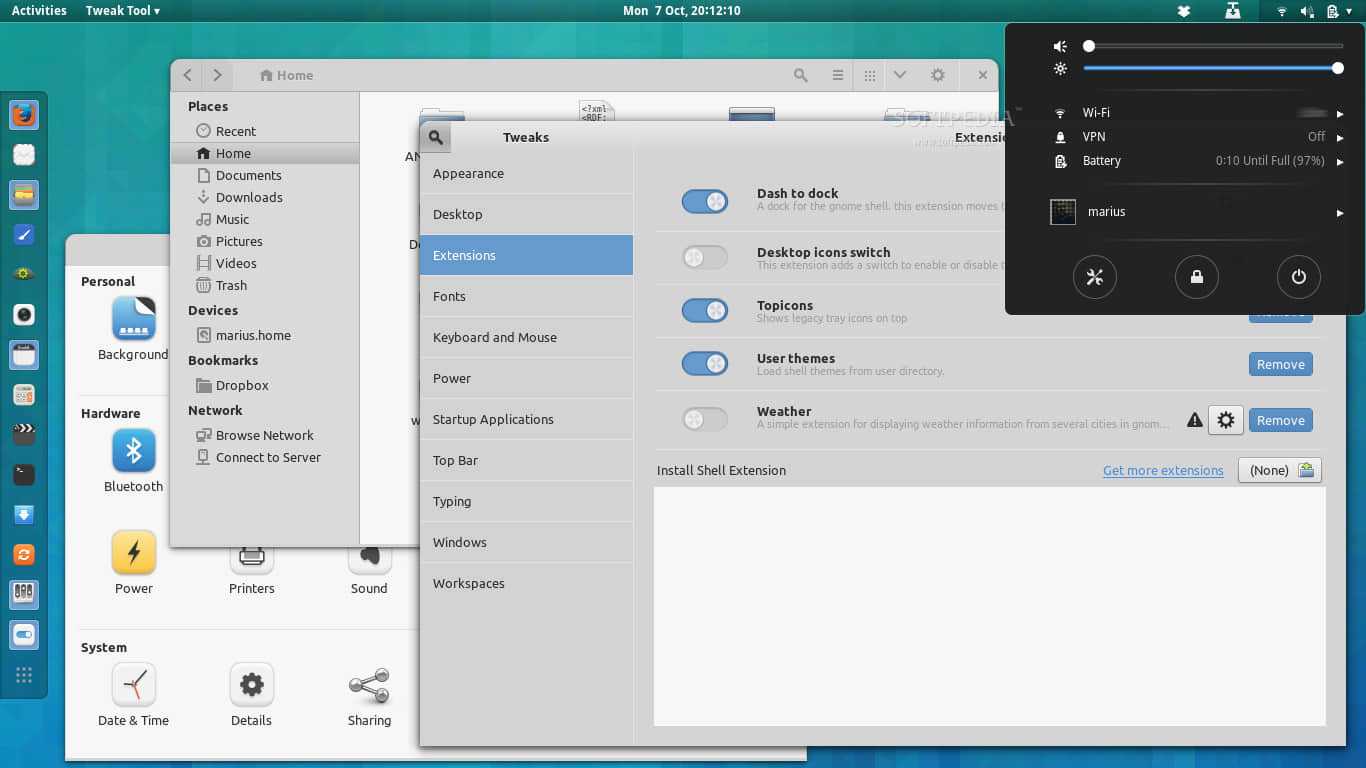 爱的初体验！第二弹！多图！ —— GNOME 3.10/Arch Linux - LinuxStory
